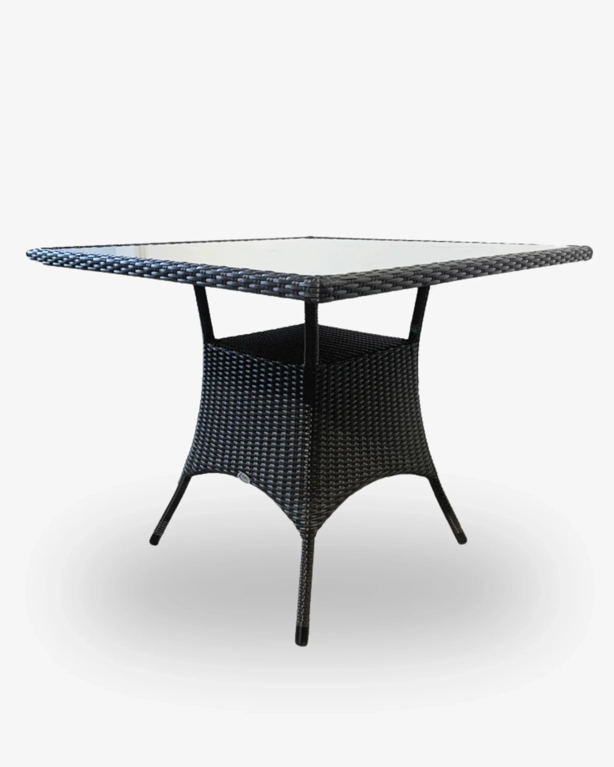 Daryl Synthetic Rattan Outdoor Dining Table - Urban Rattan Furniture ...